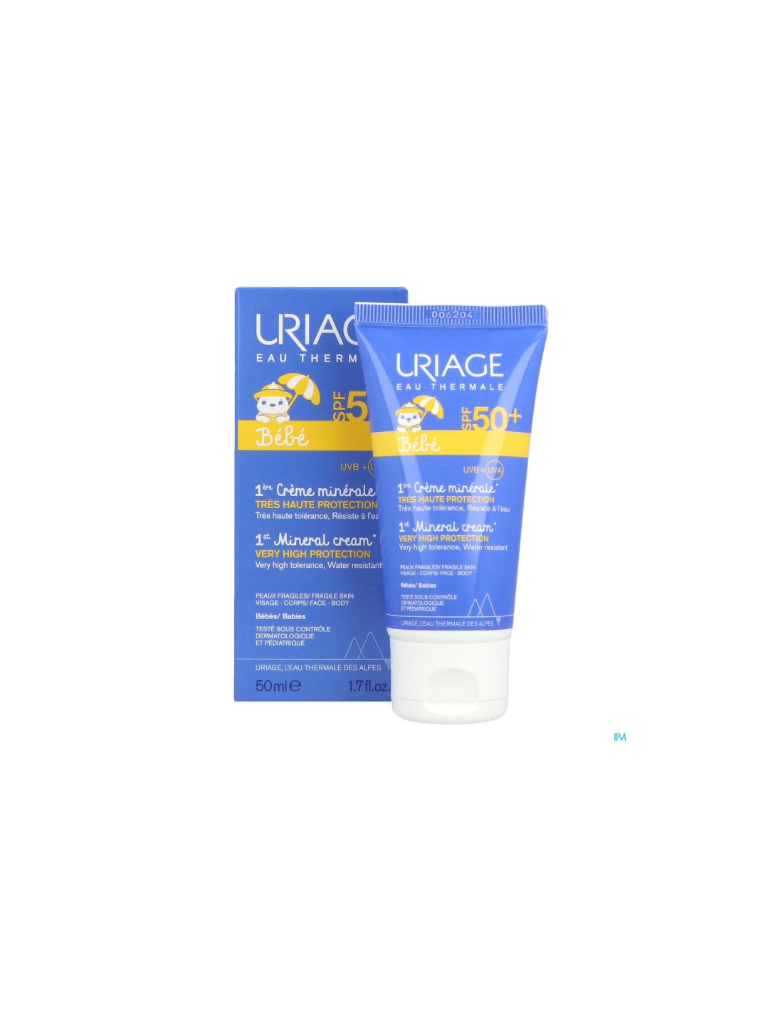 URIAGE BEBE 1ERE CREME MINERALE SPF50 50ML